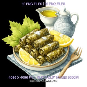 12 Arab Food Clipart Prints Clipart PNG | Exotic Food Arab Food ...