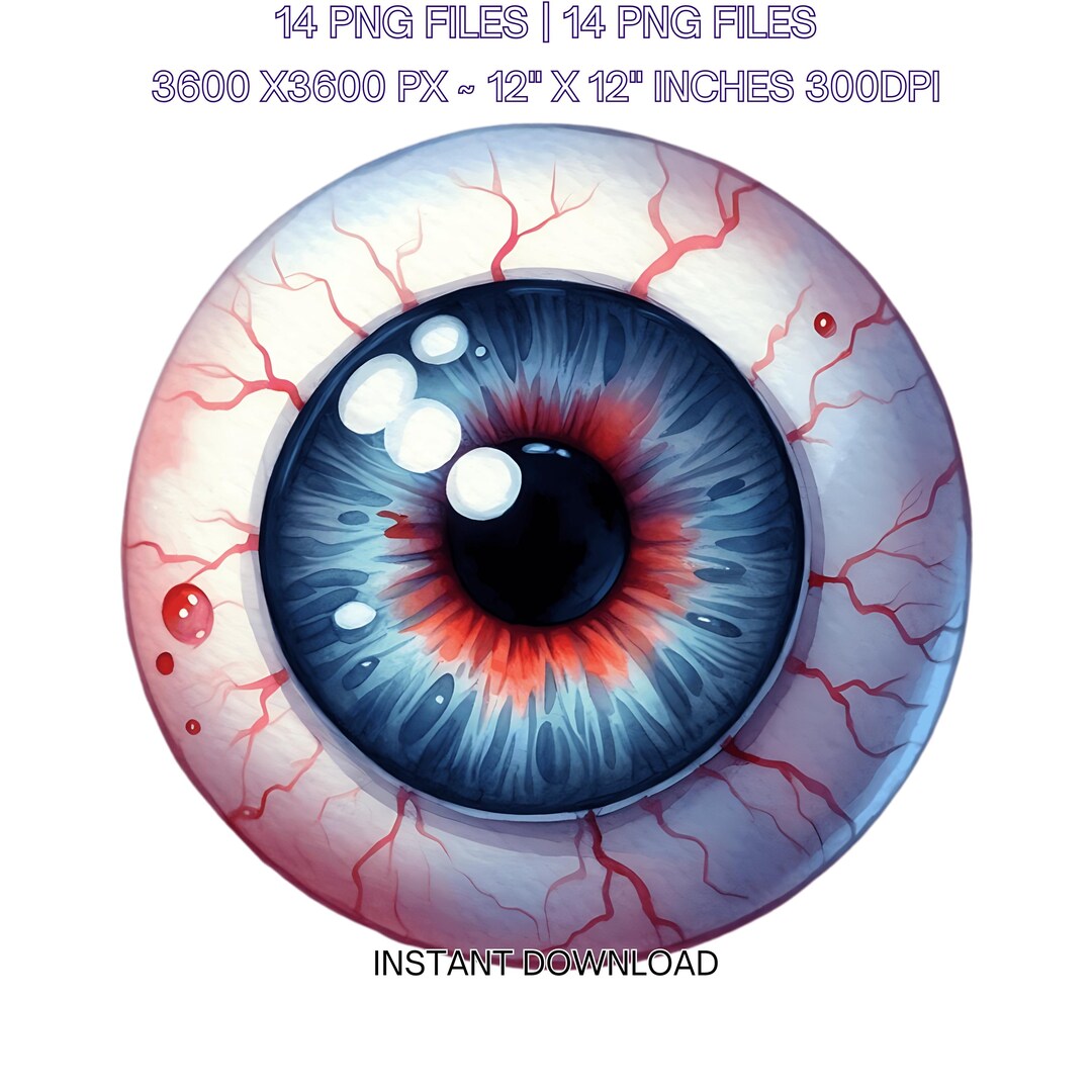 14 Halloween Eyeball PNG Clipart | Scary Halloween Zombie Eye Clipart ...