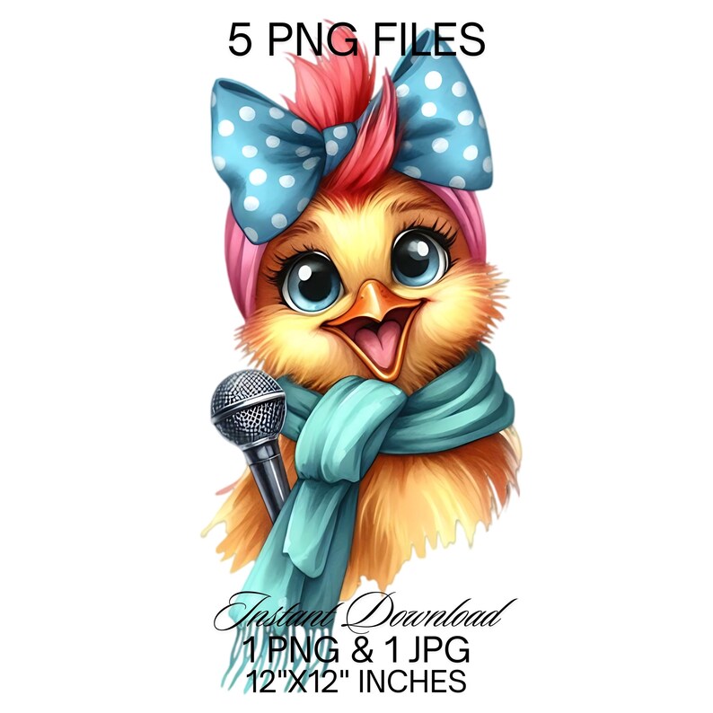Imágenes prediseñadas de pollo loco PNG / Sublimación de pollo loco ...
