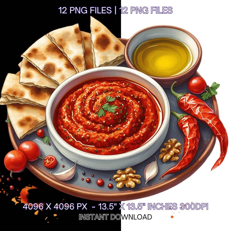 12 Arab Food Clipart Prints Clipart PNG Exotic Food Arab Food ...
