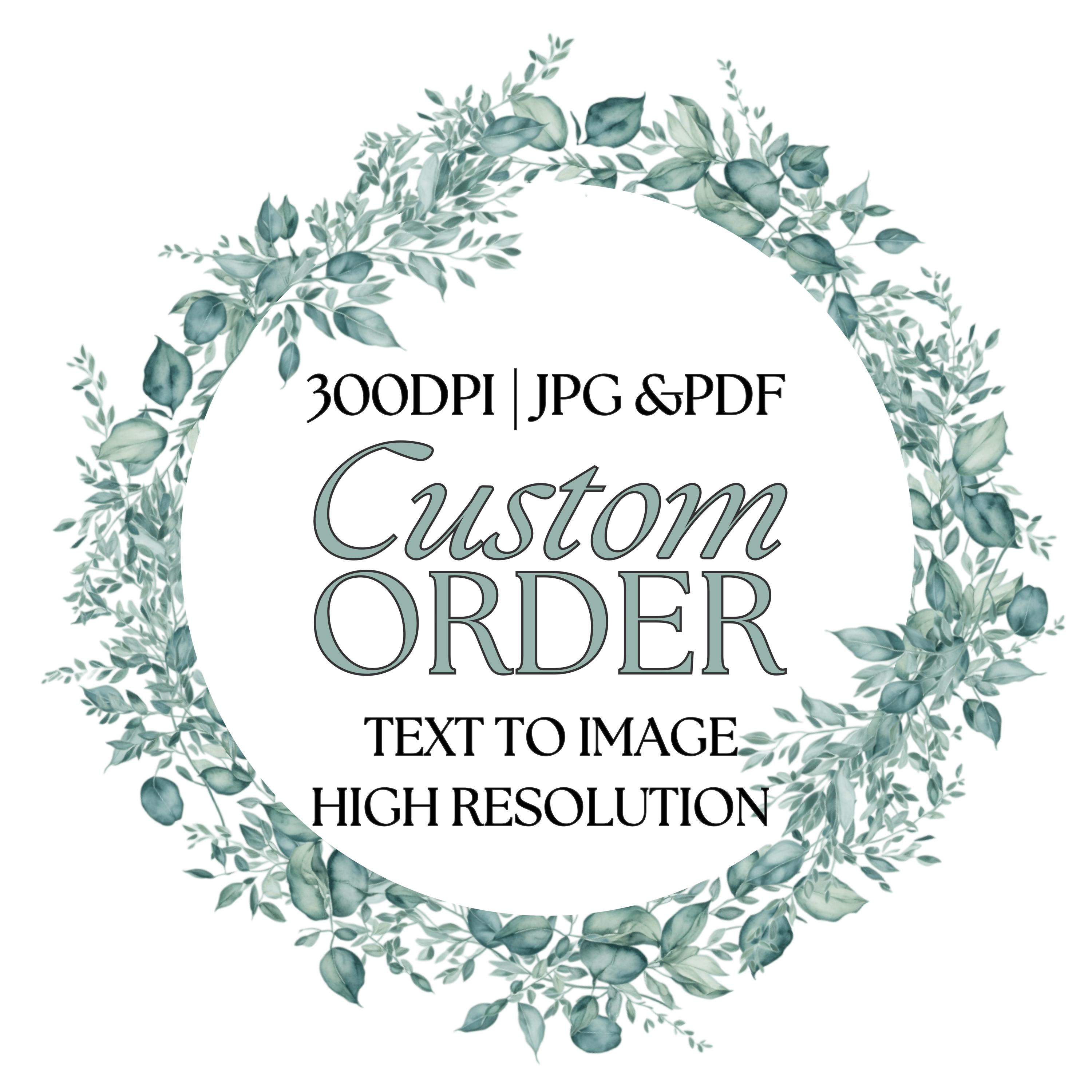 Custom Order Clipart PNG & JPG at High-quality Any Size Commercial Use ...