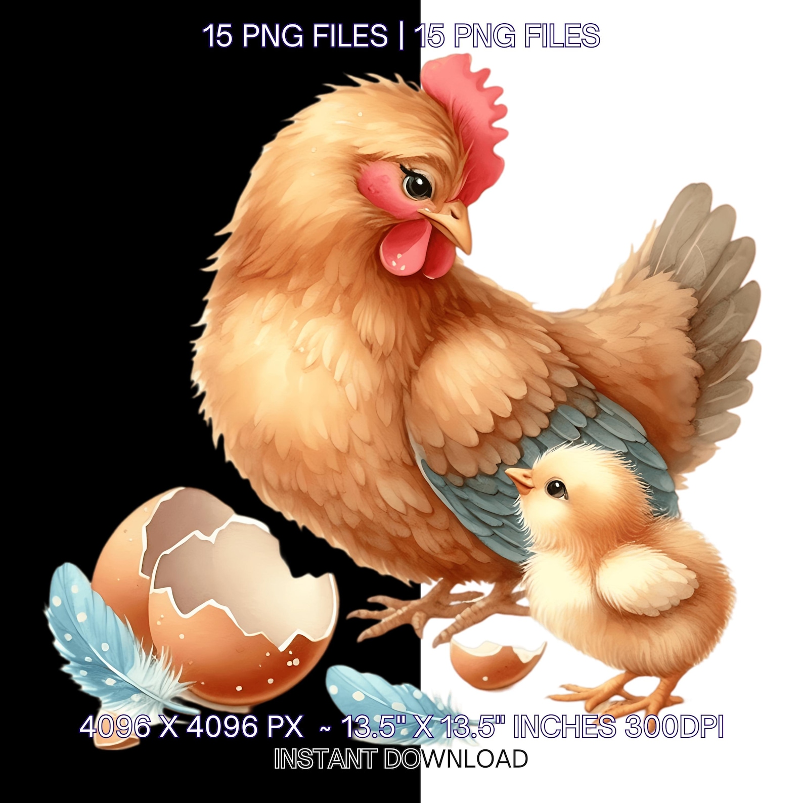 15 Chicken With Egg Clipart Hen With Egg Clipart Hen and Eggs Clipart ...