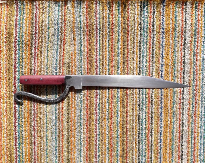 17.5 Short Sabre With Purple Heart Wood Handle - Etsy