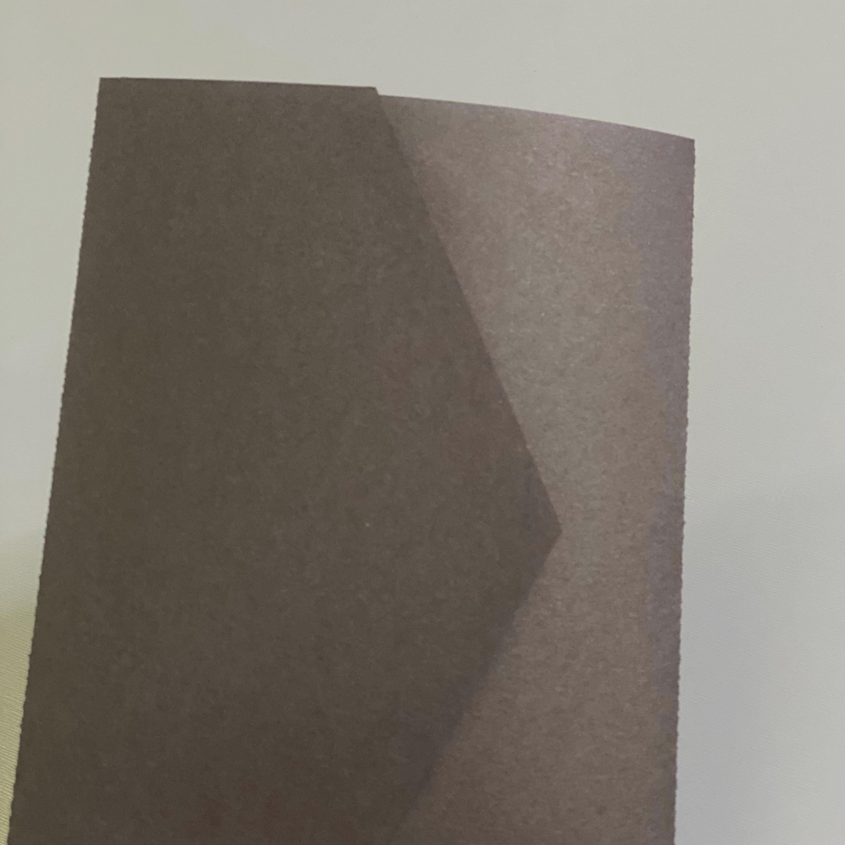 Black Matte Tri-fold Invitation Pocketfold, Horizontal Pocket A7 5x7 ...