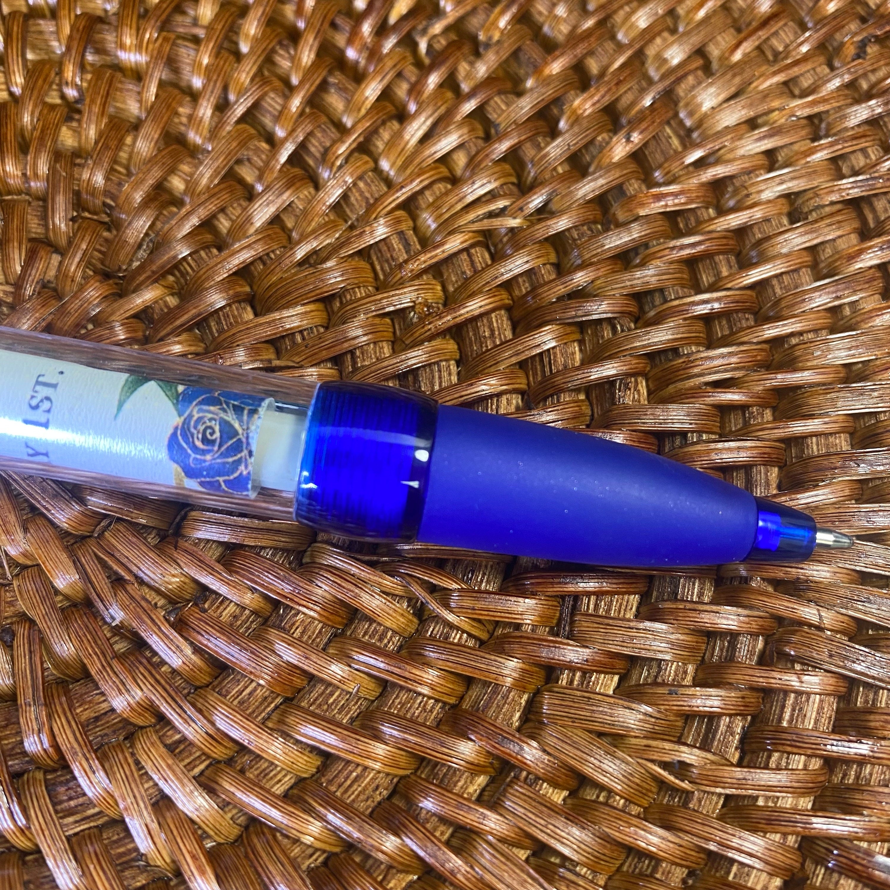 Royal Blue Pen Quinceanera Invitation, Pen Invitation, Pen Quinceanera ...