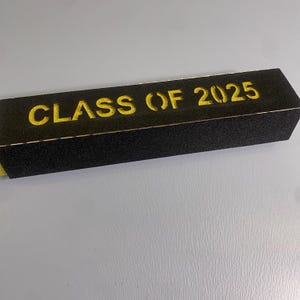 Scroll Graduation Invitation, Wood Gold Rods, Black and Gold Graduation ...