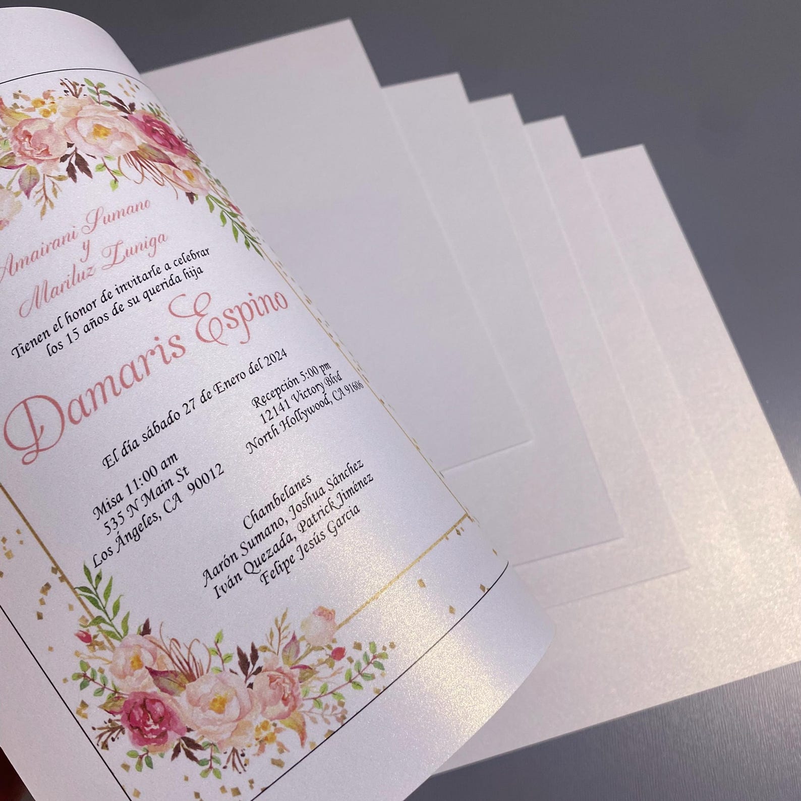 Ice White Pearlescent Cardstock: A4 Metallic Shimmer Paper (250gsm ...