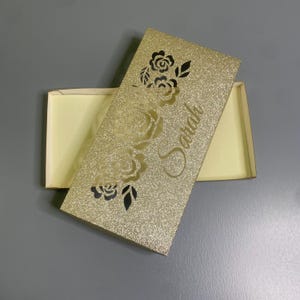 Custom Glitter Quinceanera Invitation Box: Personalized Keepsake - Etsy