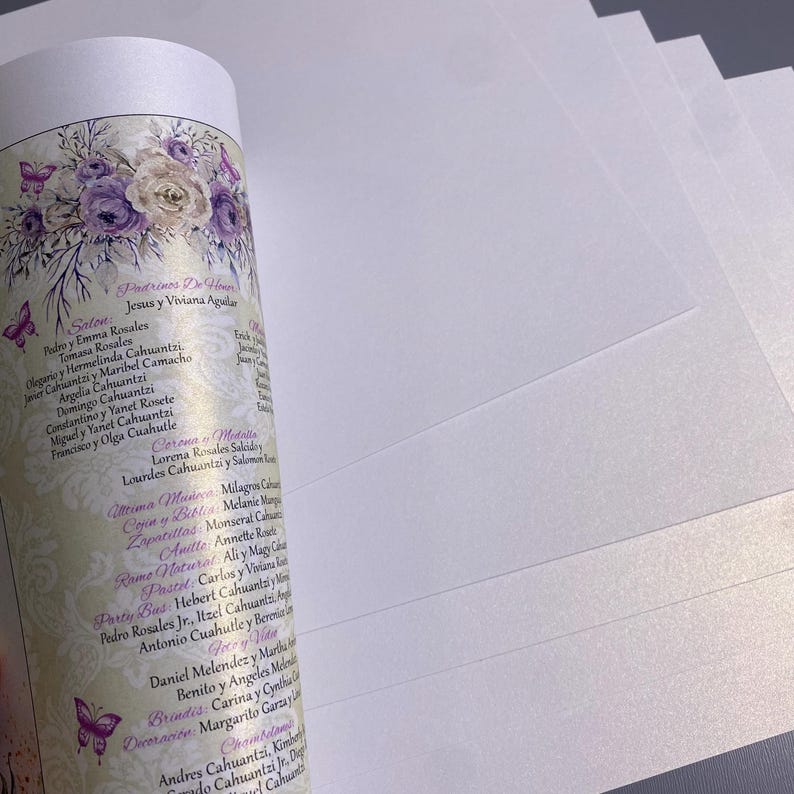 Ice White Pearlescent Cardstock: A4 Metallic Shimmer Paper (250gsm ...