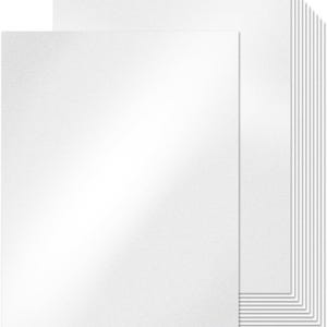 Ice White Pearlescent Cardstock: A4 Metallic Shimmer Paper (250gsm ...