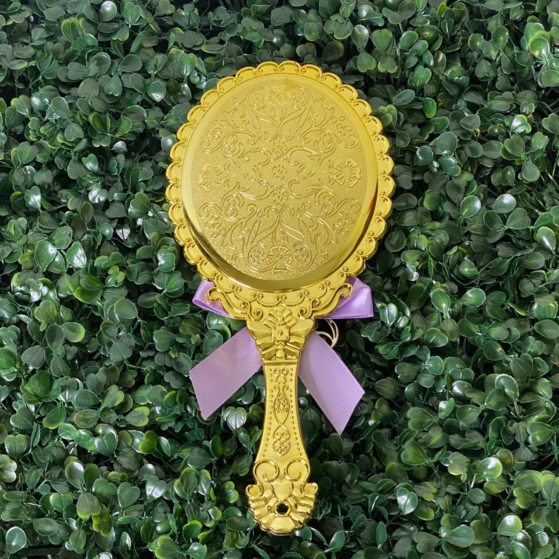 Gold Hand Mirror Quinceanera Invitation With Ribbon - Etsy