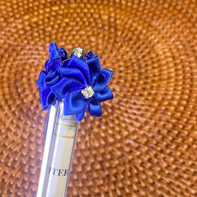 Royal Blue Pen Quinceanera Invitation, Pen Invitation, Pen Quinceanera ...