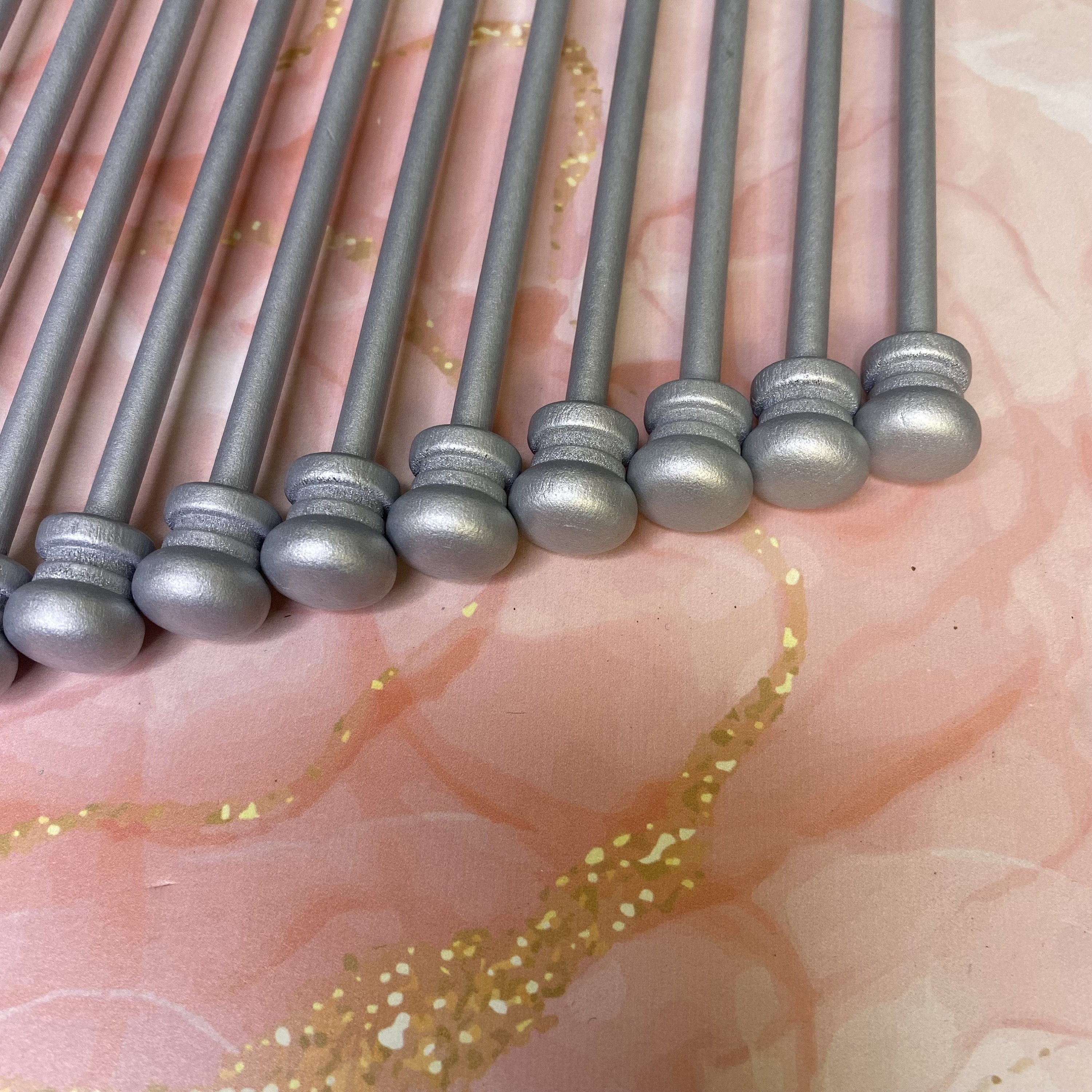 Gold & Silver Scrolling Wood Rods: DIY Quinceanera Invitation Supplies ...