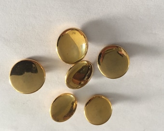 Gold buttons | Etsy