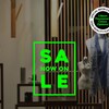 Neon Sale Sign Window Decal - Shop Window Sign - Removable Retail Sign ...