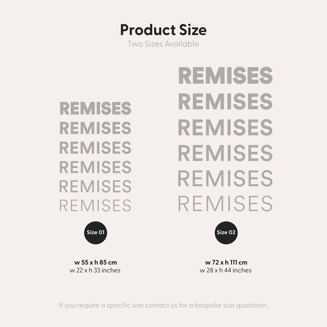 Remises - French Window Sale Decal - Sale Window Sign - Removable Vinyl ...