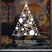 Christmas Tree Circles Shop Window Decal Shop Window Sign - Etsy