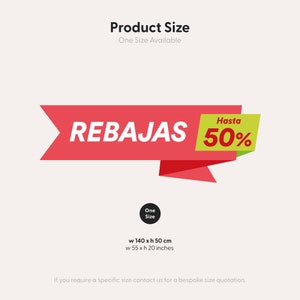 Rebajas Spanish Customisable Sale Shop Window Sign - Removable Vinyl ...