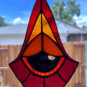 Stained Glass Eye Handmade and Original - Etsy