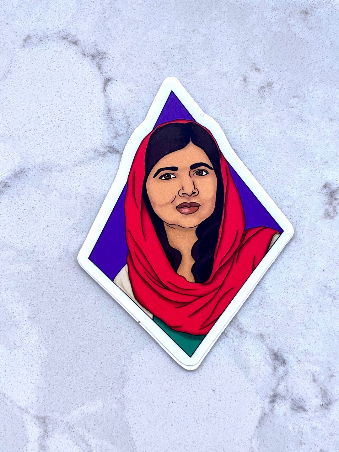 3 Vinyl Sticker Malala Yousafzai Inspiring Woman - Etsy