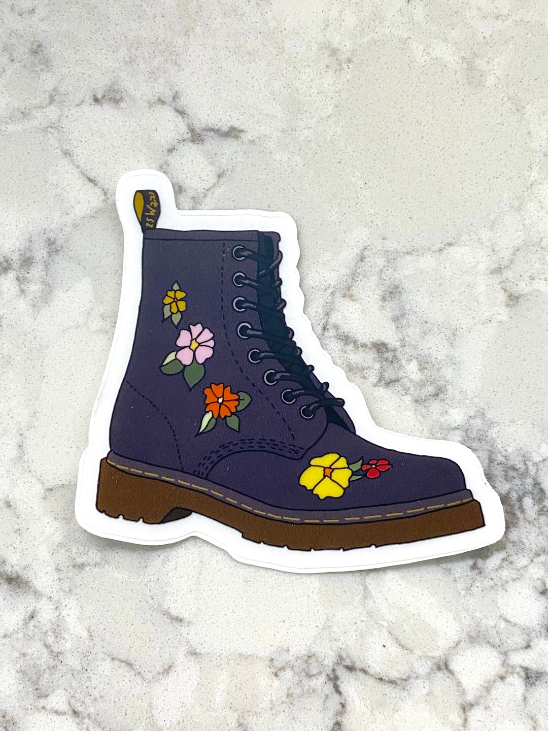 3” Vinyl Clear Sticker Hand Drawn Shoes Dr Martens Boots - Etsy