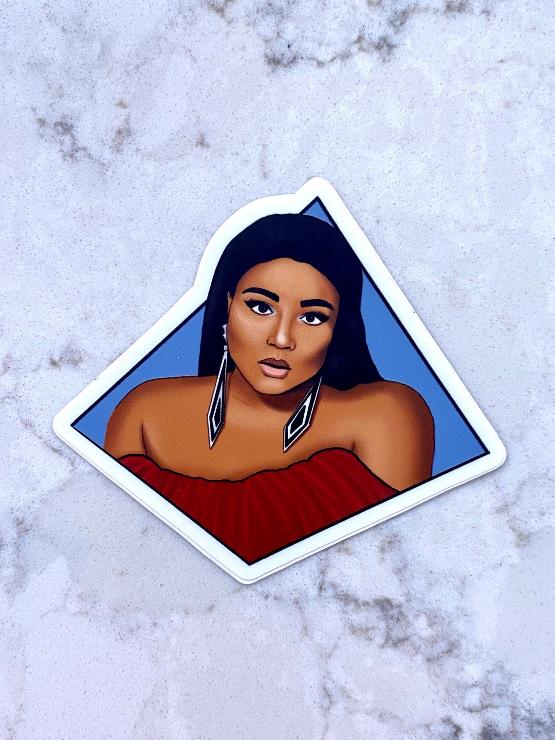 3” Vinyl Sticker Lizzo Singer Inspiring Woman - Etsy