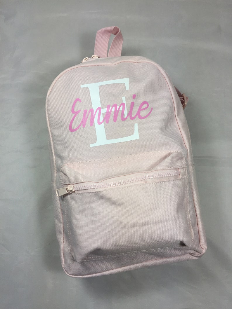 Children's Initial Mini Backpack Personalised - Etsy