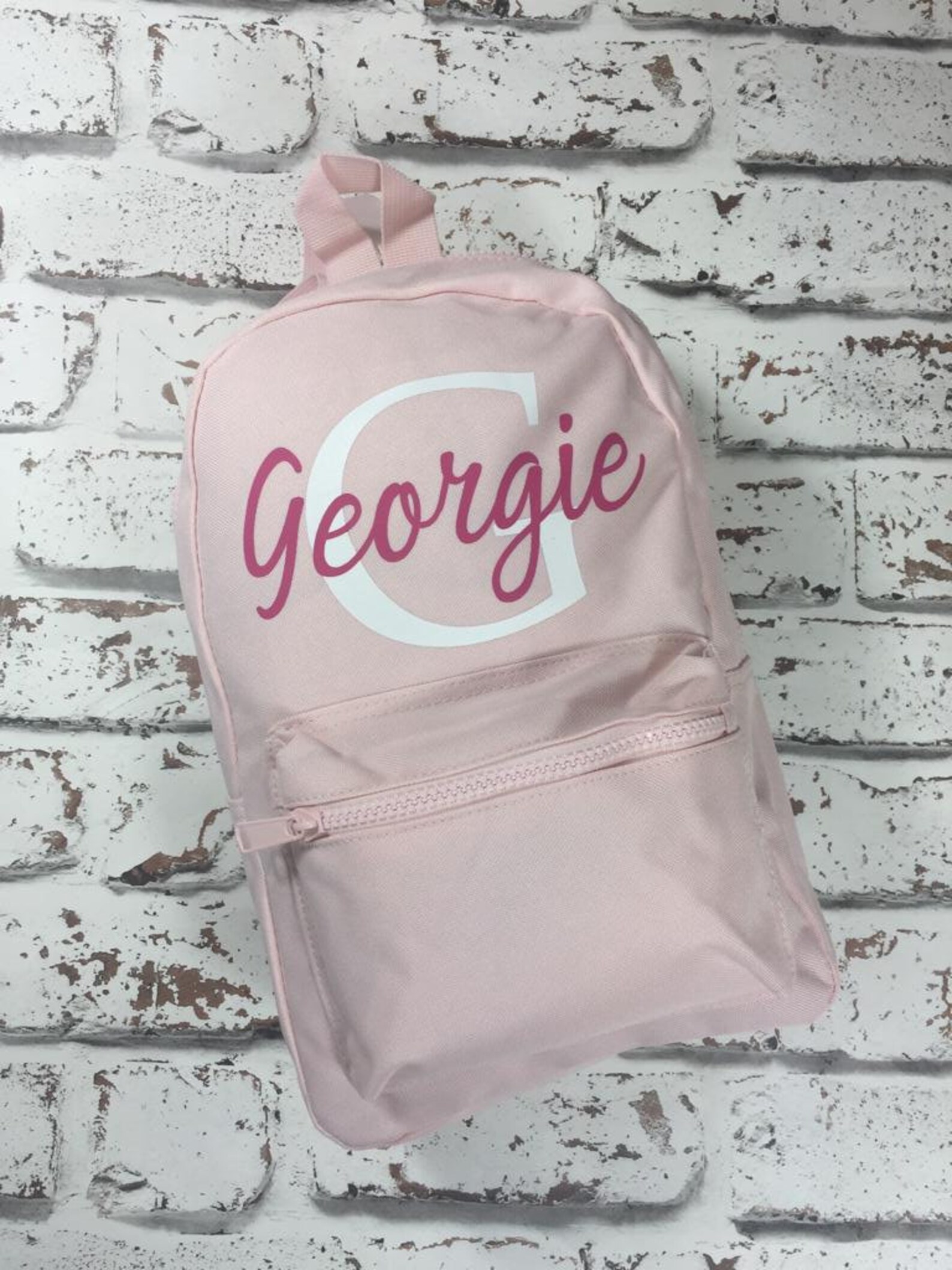 Children's Initial Mini Backpack Personalised | Etsy