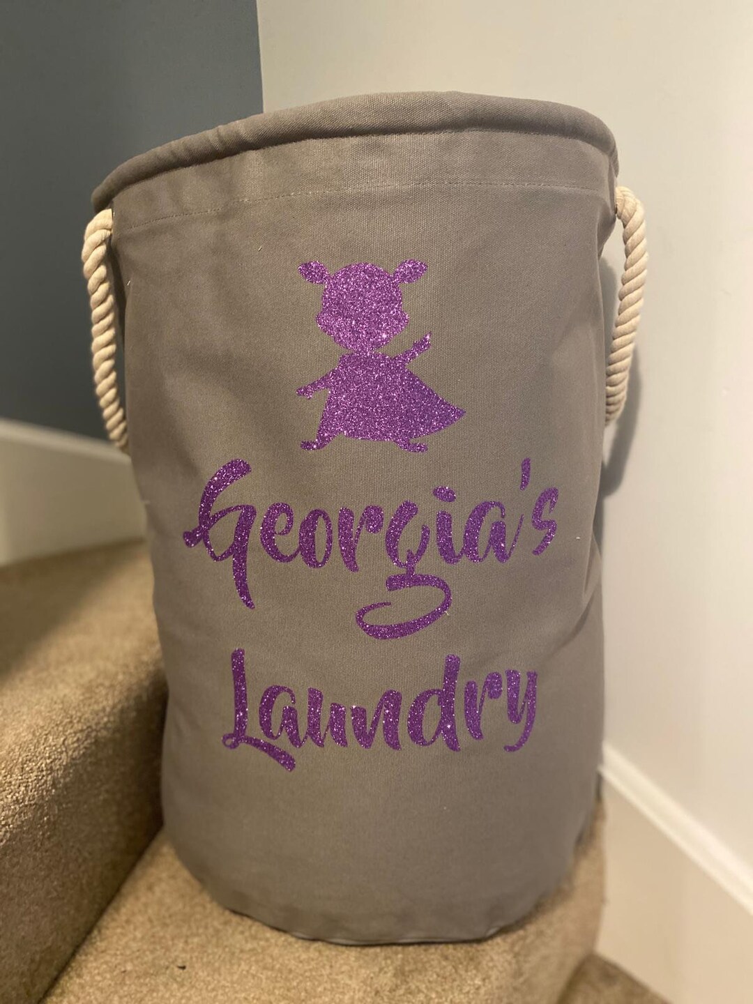 Personalised Superhero Storage Trug Personalised Toy Bag Storage Bag ...