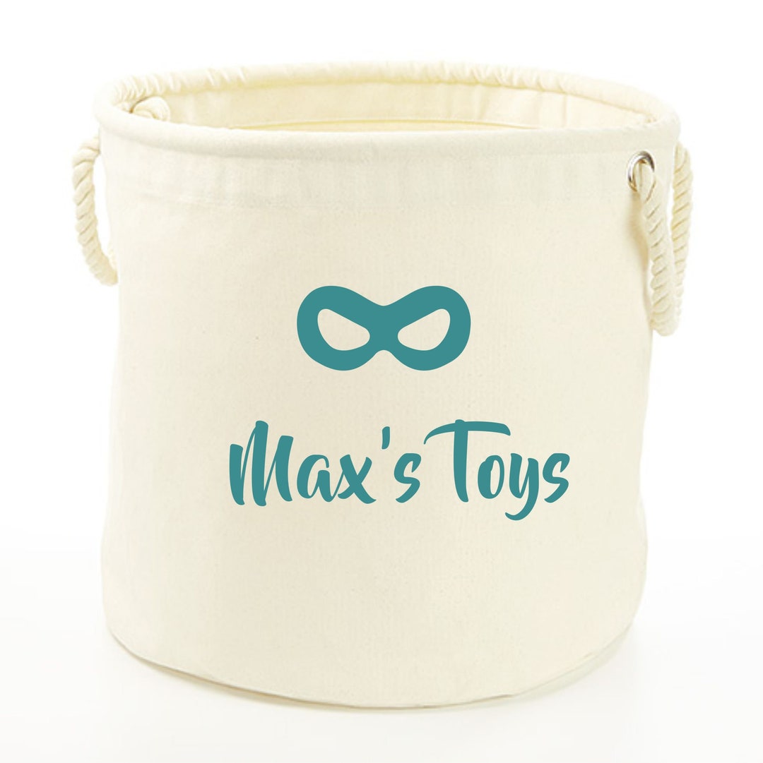 Personalised Superhero Storage Trug - Personalised Toy Bag - Storage ...