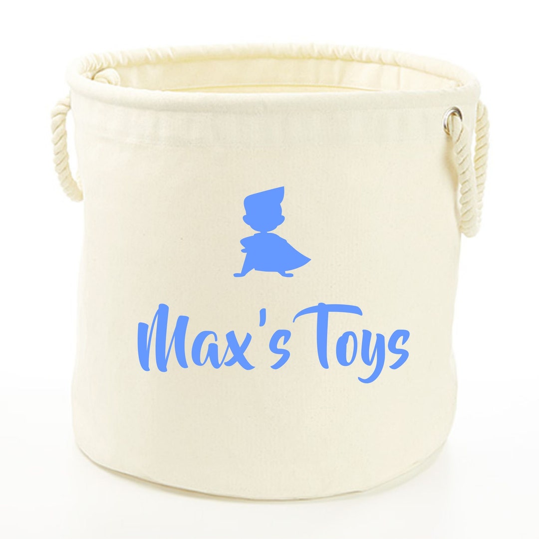 Personalised Superhero Storage Trug Personalised Toy Bag Storage Bag ...