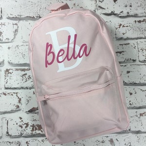 Children's Initial Mini Backpack Personalised Child's Backpack Mini ...