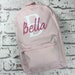 Children's Initial Mini Backpack Personalised - Etsy