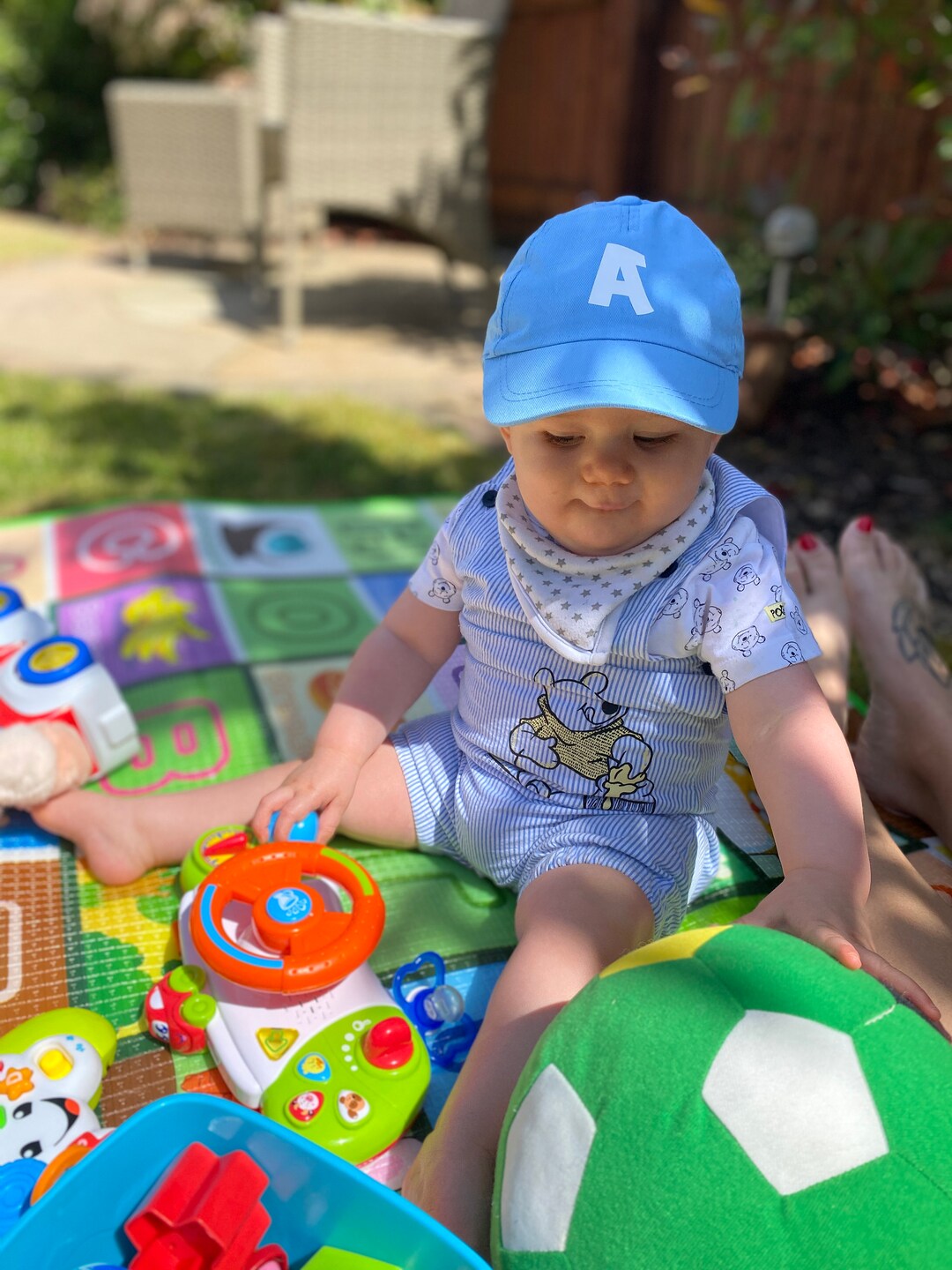 Toddler Initial Cap - Personalised - Childrens Caps - Kids Caps ...