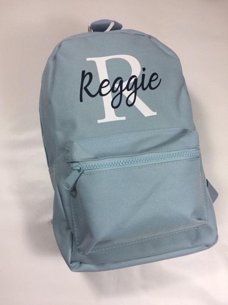 Children's Initial Mini Backpack Personalised - Etsy