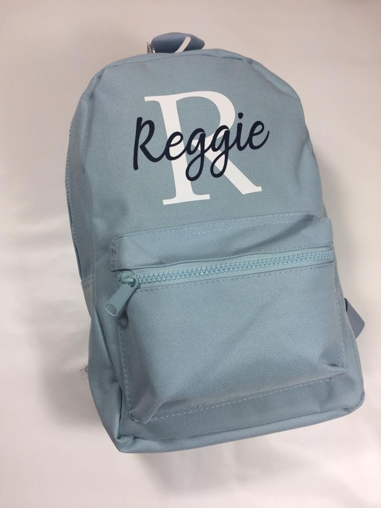 Children's Initial Mini Backpack Personalised | Etsy