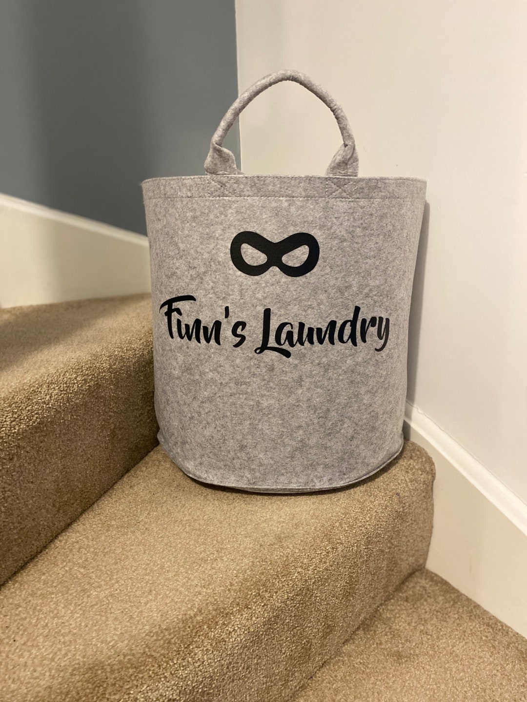 Personalised Superhero Storage Laundry Bag Storage Bag Knitting Bag Log ...