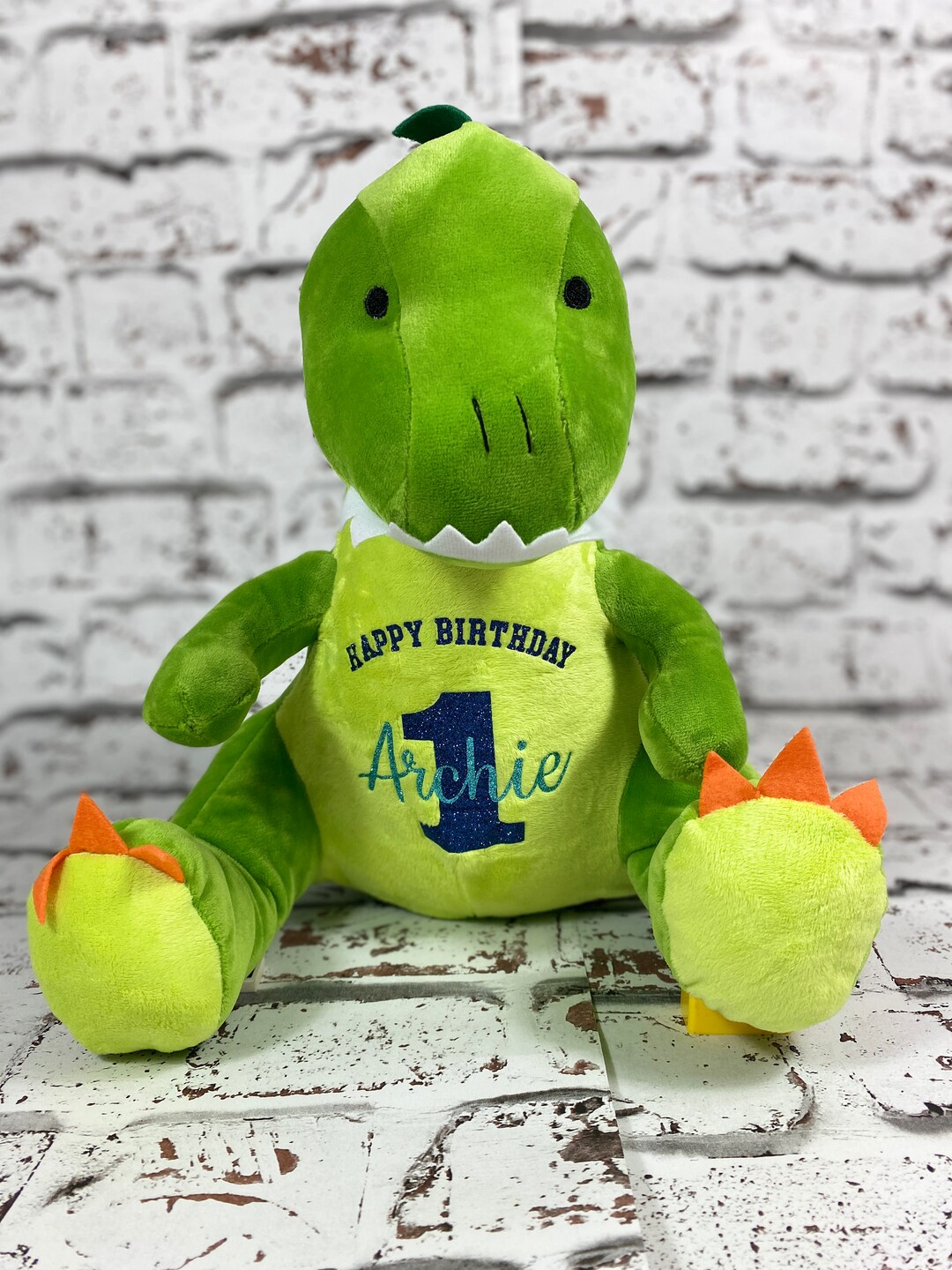 Personalised Dinosaur Soft Toy - Dinosaur Teddy - Dino - Tyrannosaurus ...