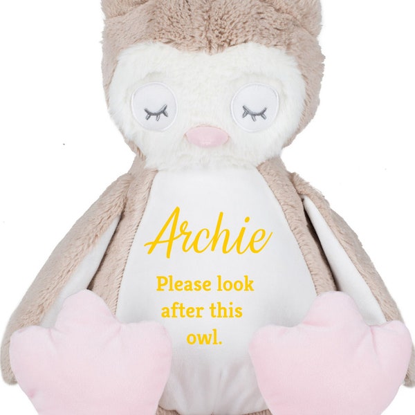Owl Soft Toy - Etsy