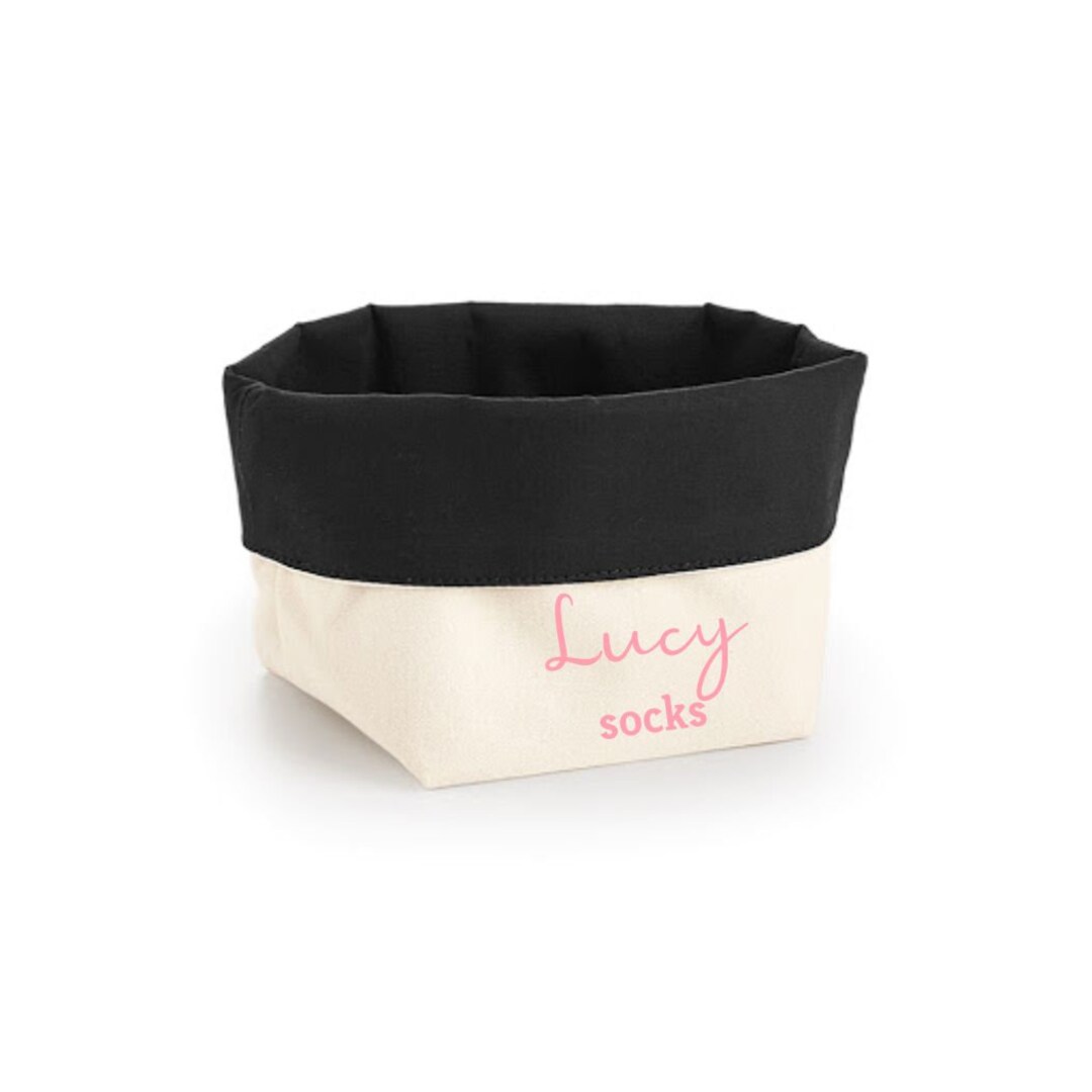 Personalised Reversible Canvas Organiser - Canvas Caddy - Baby Storage ...
