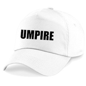 Personalised Netball Umpire Cap - Netball Official - Umpire - Player ...
