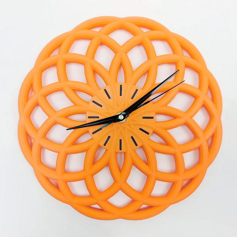 Large 3d Wall Clock - Etsy