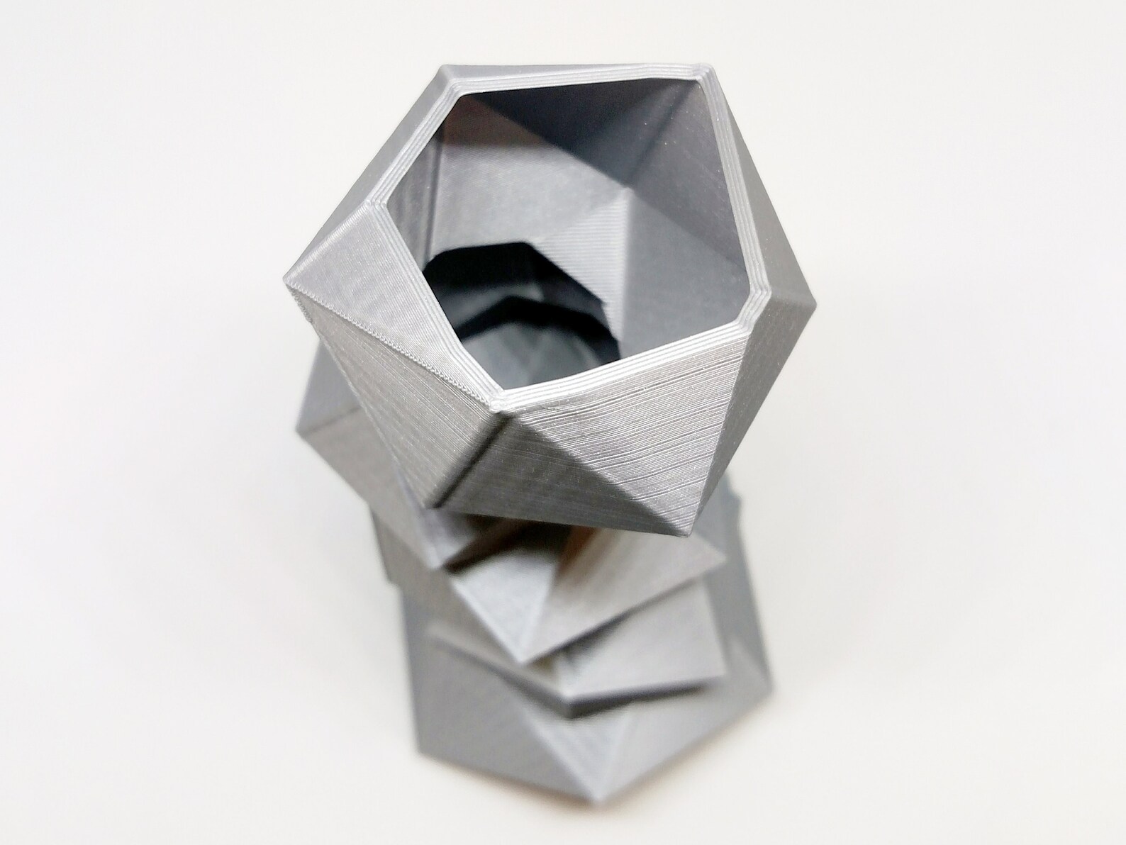 BOULDER Art Vase 3D Printed Home Decor Modern Geometric - Etsy