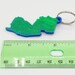 3D New Jersey Height Map Keychain - Two-tone 3D Printed Keychain ...