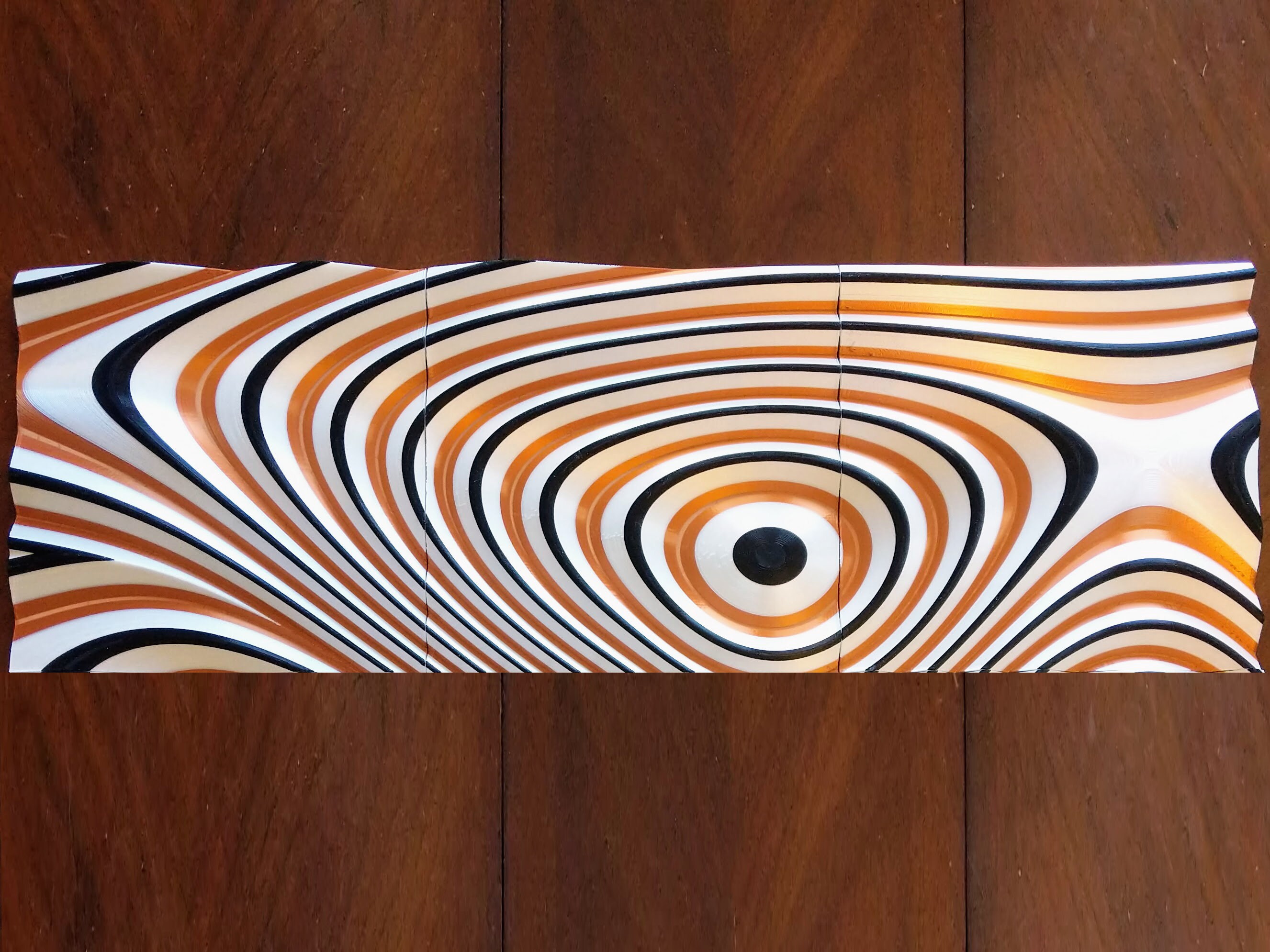 3D Printed Wall Art Tiles | Set of 3 | Original Geometric Abstract ...