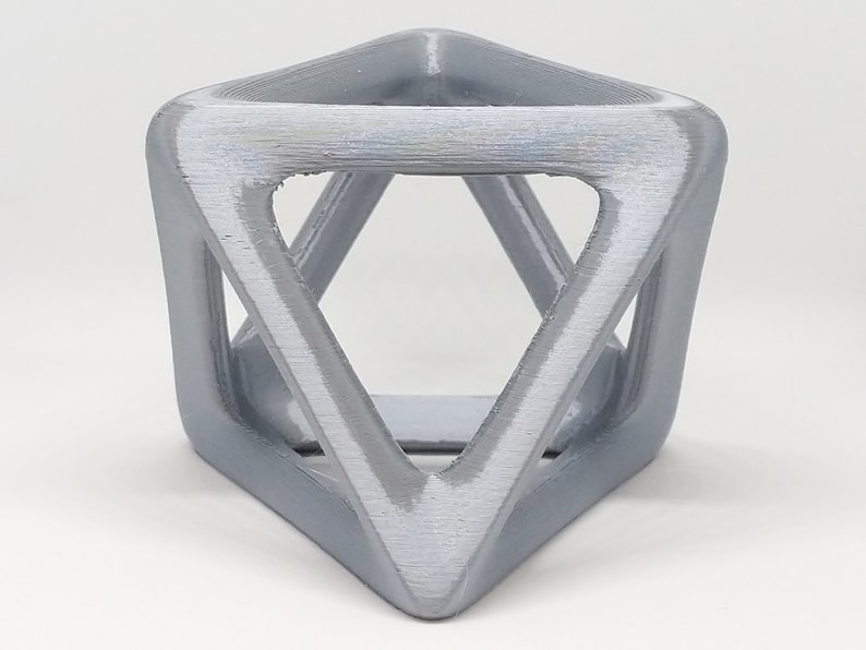 Octahedron 3D Printed Geometric Model - Made to Order: Choose Your ...