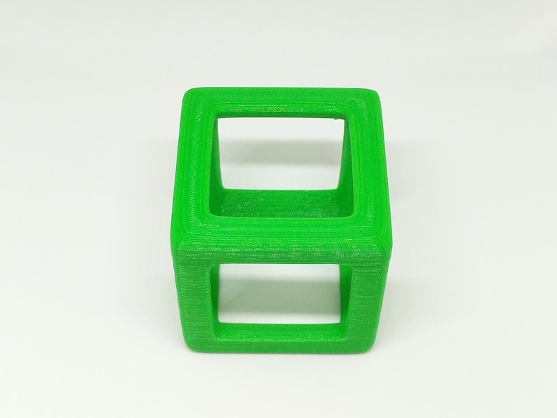 Cube Hexahedron 3D Printed Geometric Model Made To Order: | Etsy