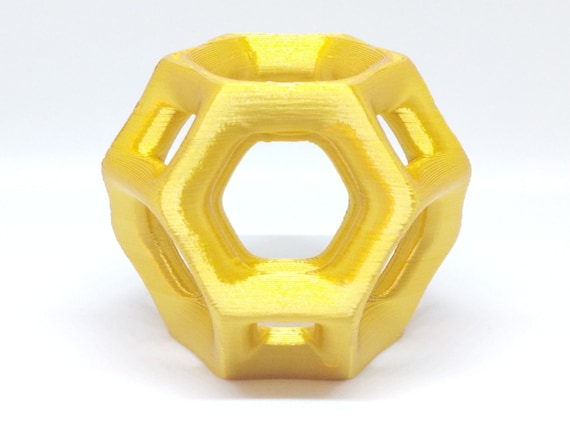 Truncated Octahedron 3D Printed Geometric Model Made to | Etsy