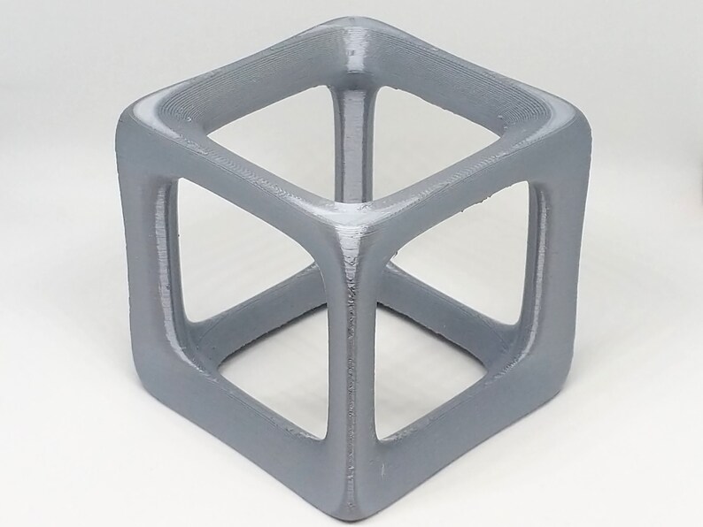 Cube Hexahedron 3D Printed Geometric Model Made To Order: | Etsy