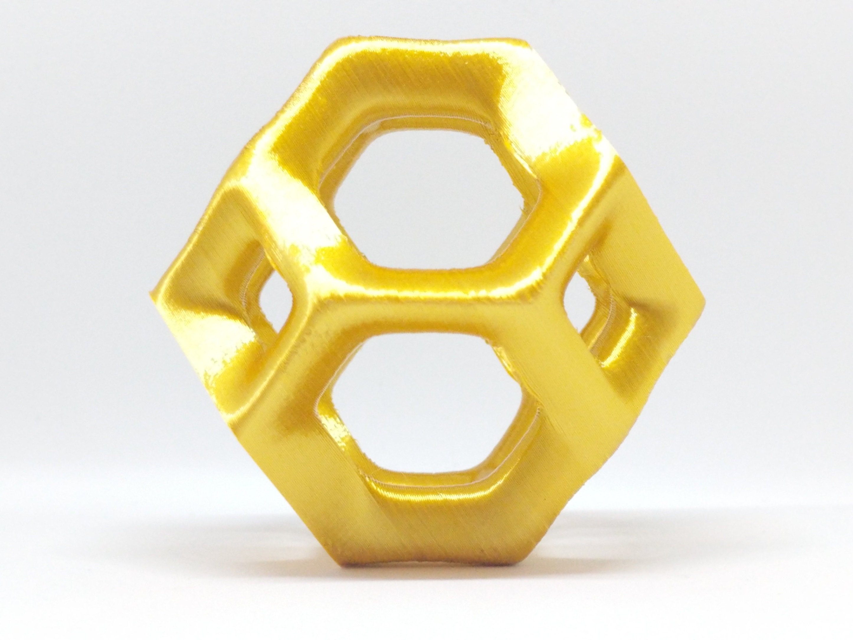 Truncated Octahedron 3D Printed Geometric Model Made to - Etsy